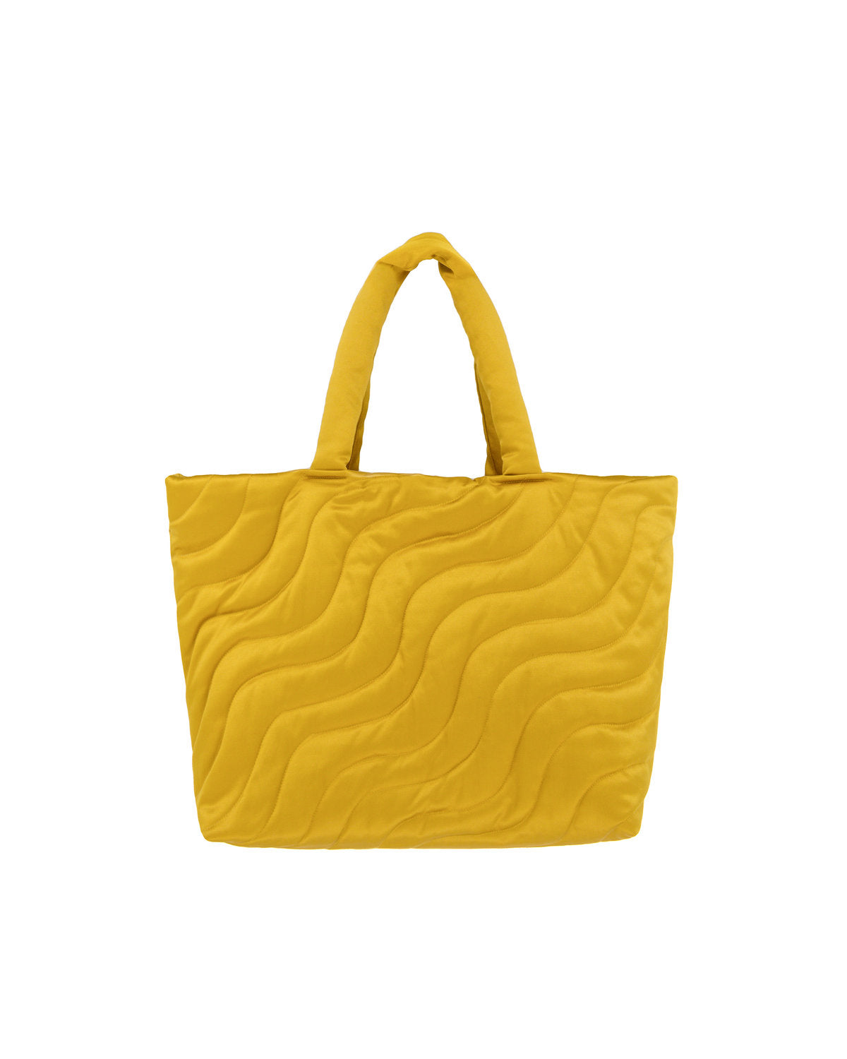 Wavy puffer bag gold – Vanity Nap